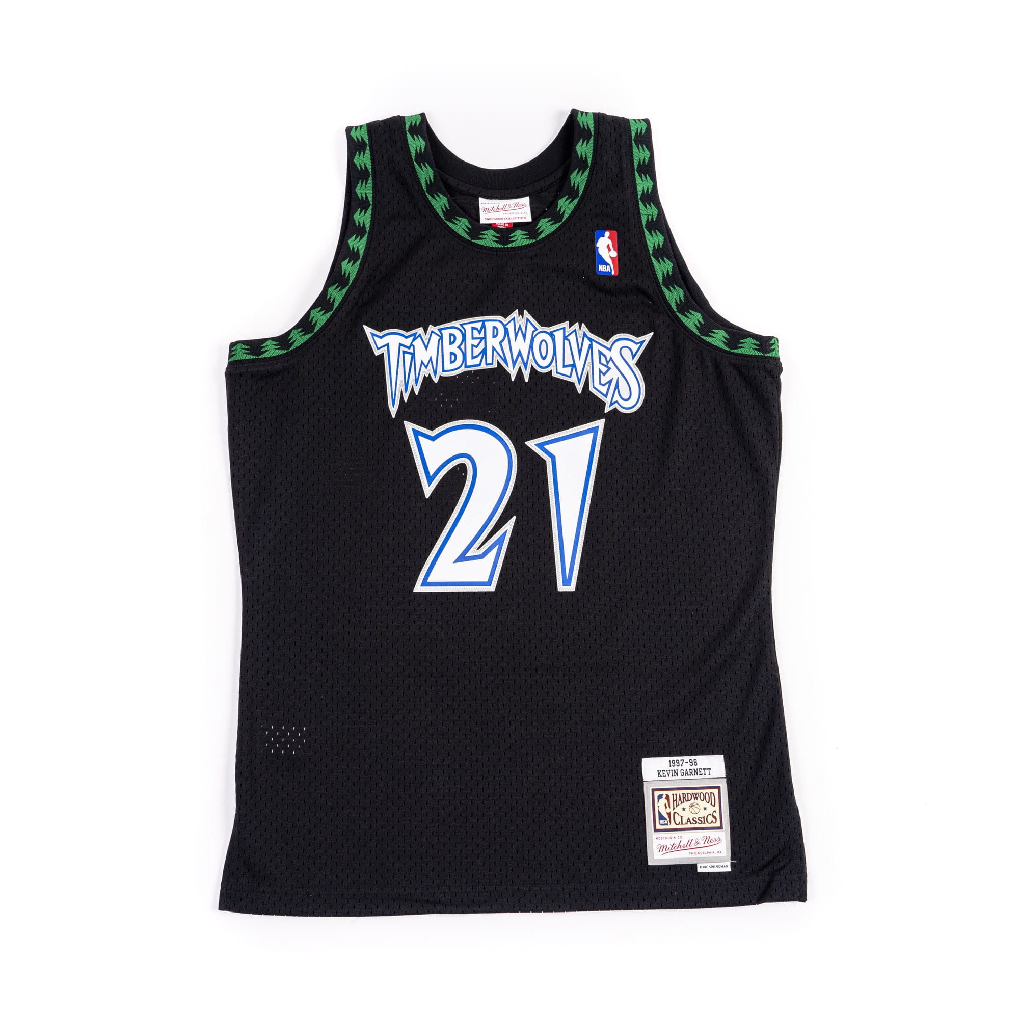 Mitchell & Ness NBA Swingman Jersey Minnesota Timberwolves 1997-98 Kevin Garnett - SMJYGS18392 ...