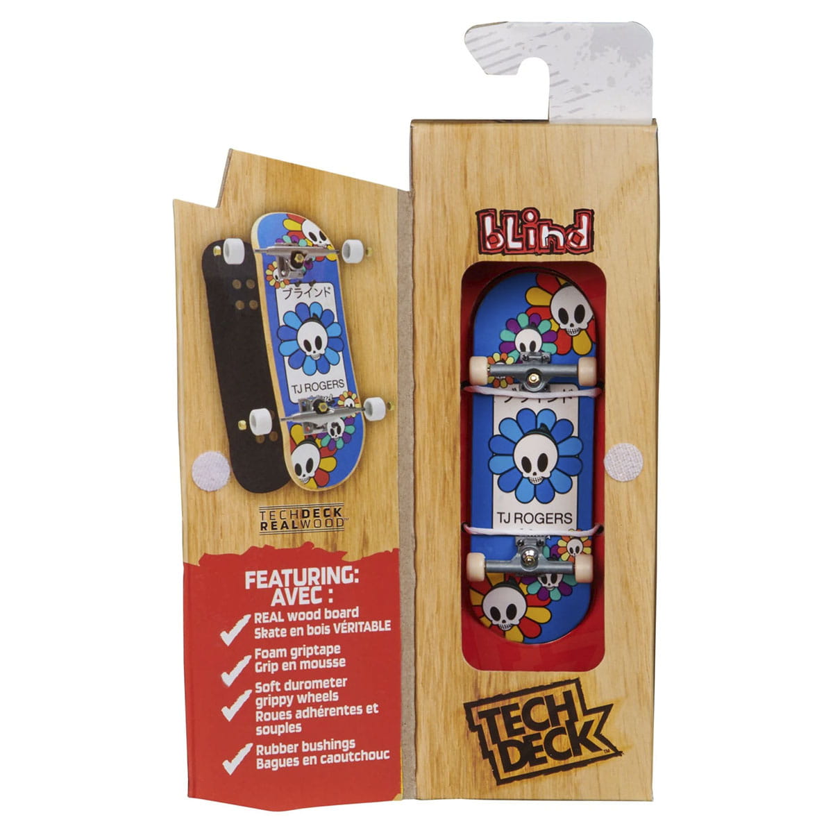 Tech Deck Performance Wood Fingerboard Blind TJ Rogers - 6066590-BL w ...
