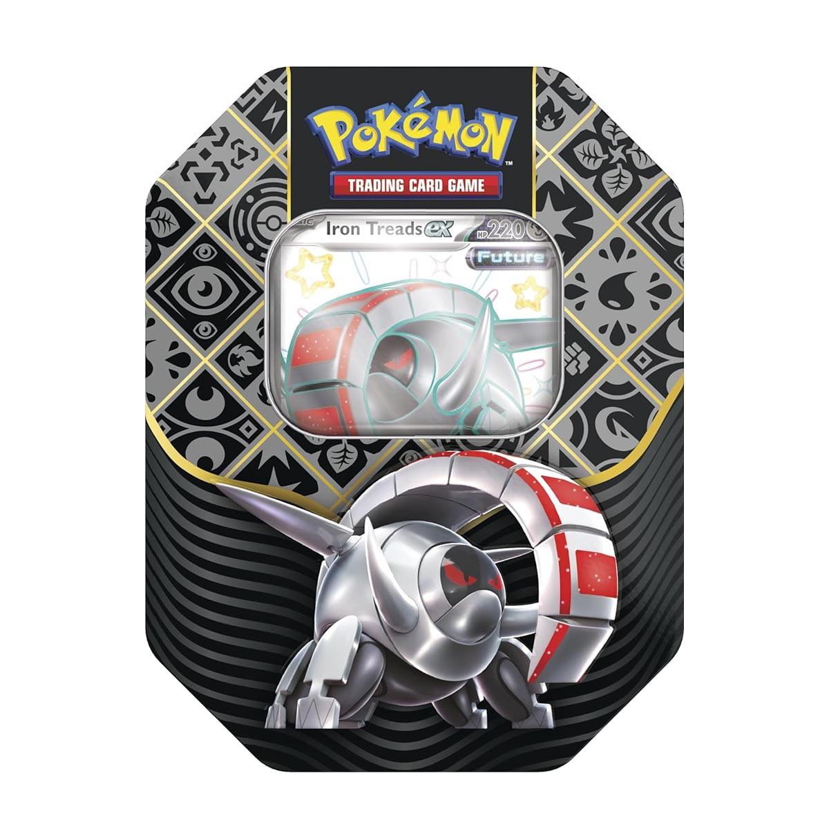Pokemon TCG: Paldean Fates Tin 4-booster Iron Treads - 85620-IT w Ataf.pl